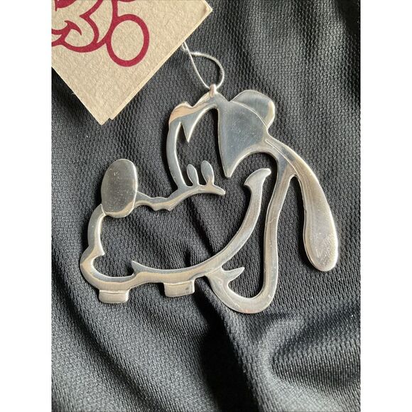 Holiday | Vintage Mickey Mouse Sterling Silver Christmas Ornament Goofy ...